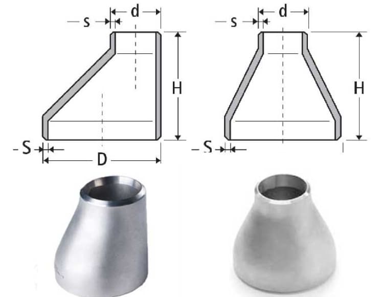 Reductores de acero inoxidable, Distribuidores de reducers de tubería ...