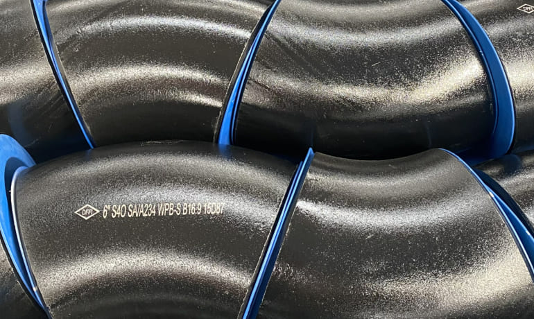 Codo de Acero al Carbono A234 WPB Sch5, Accesorios para Tuberías de ...